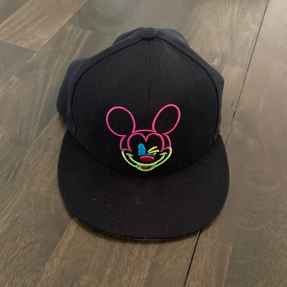 Disney | Accessories | Disney Mickey Mouse Black Neon Color Block ...